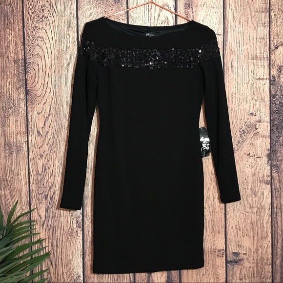 Jump | Dresses | Jump Apparel Dress Juniors 34 Black Sequin | Poshmark